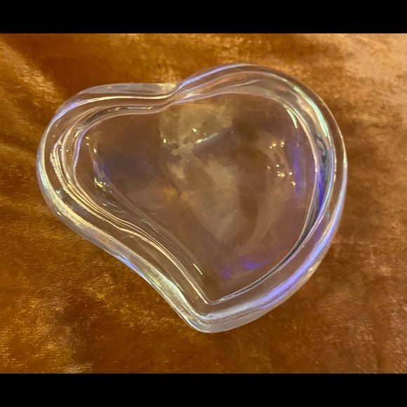 Tiffany & Co. | Other | Elsa Peretti Tiffany Co Crystal Open Heart Box ...